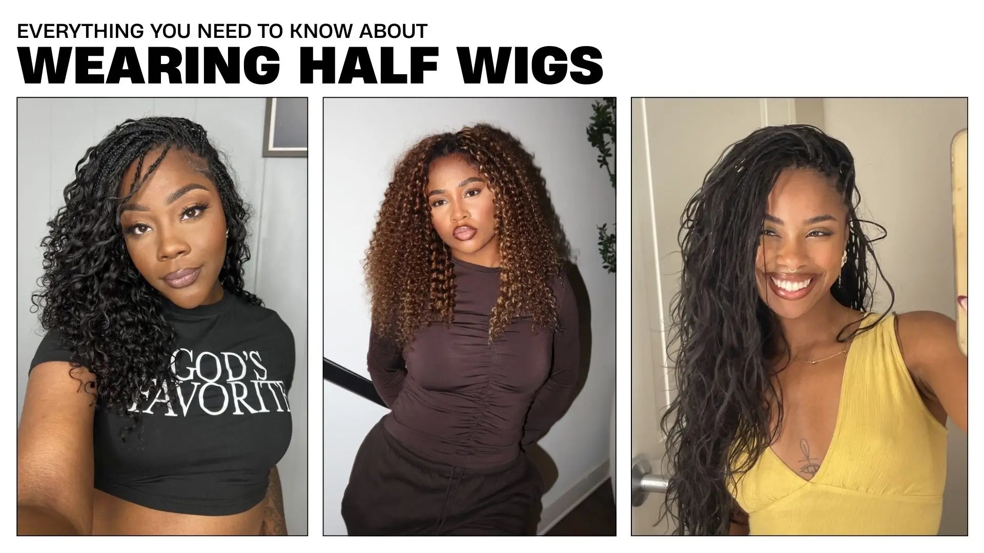 Everything You Need to Know About Wearing Half Wigs – Ywigs