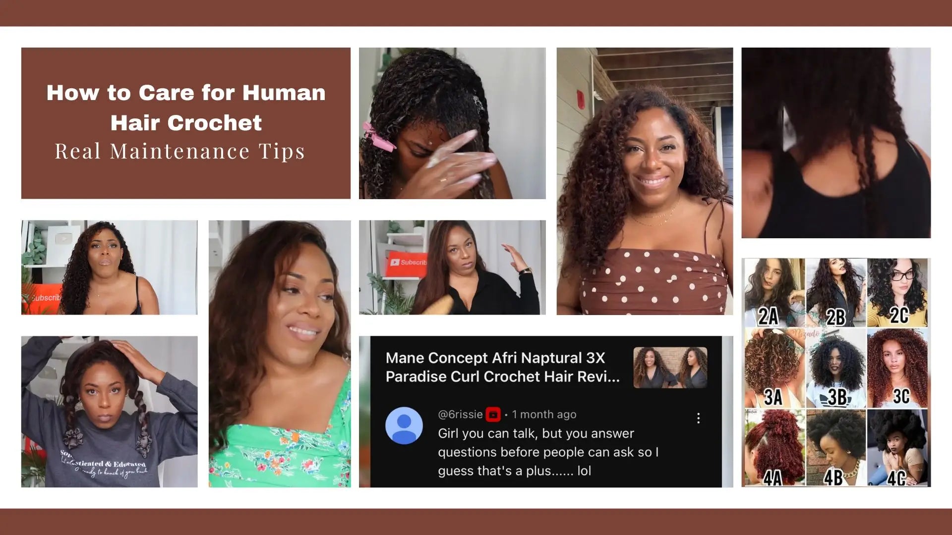 How to Care for Human Hair Crochet (Real Maintenance Tips) – Ywigs