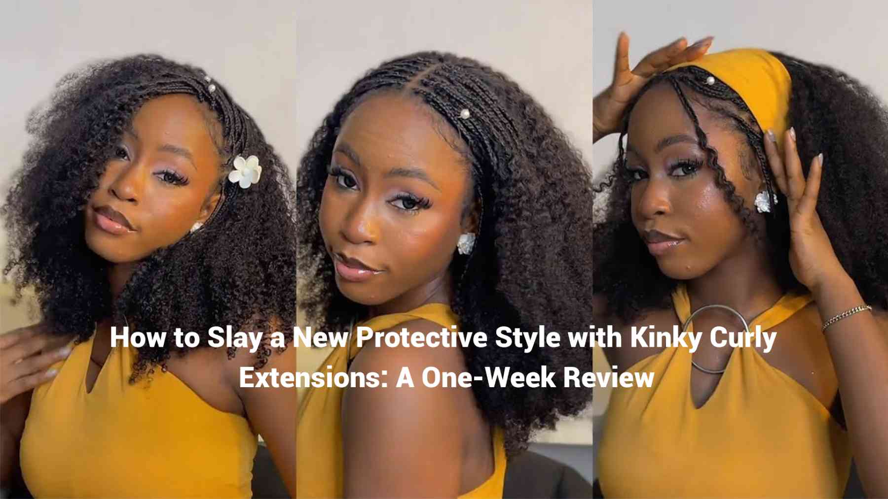 Kinky Curly Protective Style: One-Week Hair Review & Tips – Ywigs