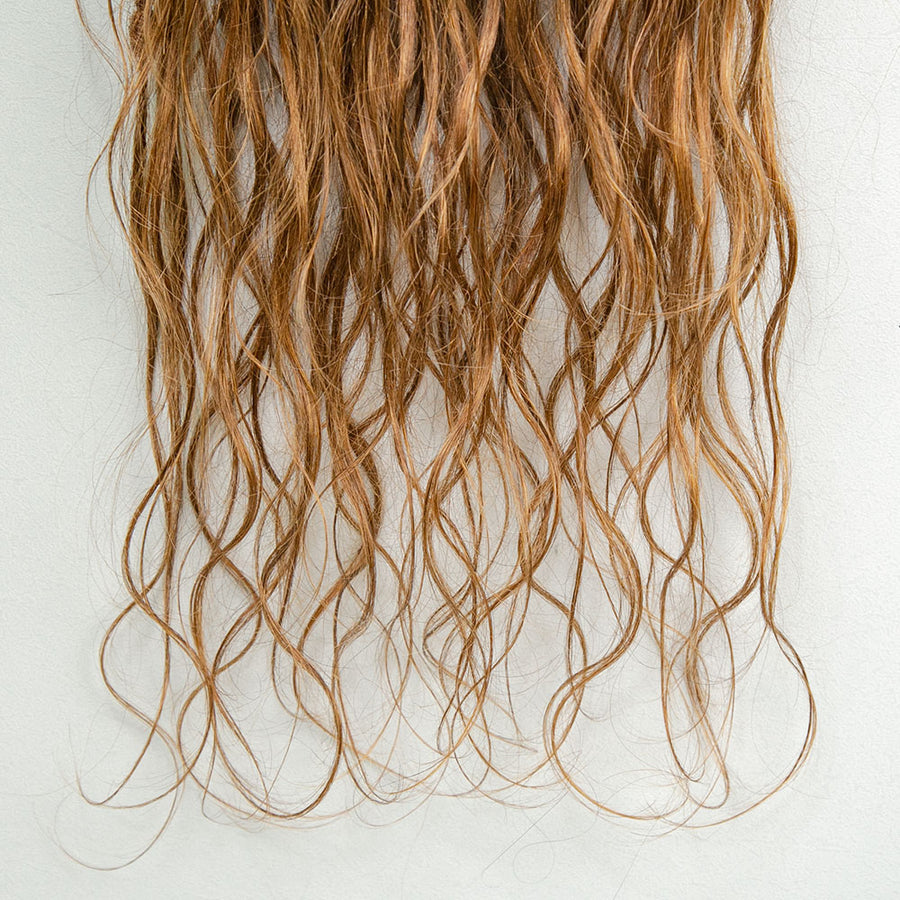 Pre-looped Light Auburn Human Hair Crochet Boho Locs With Body Wave Cu ...