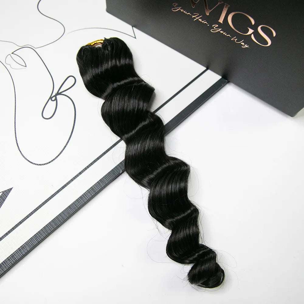 Ywigs Deep Wave Human Crochet Hair