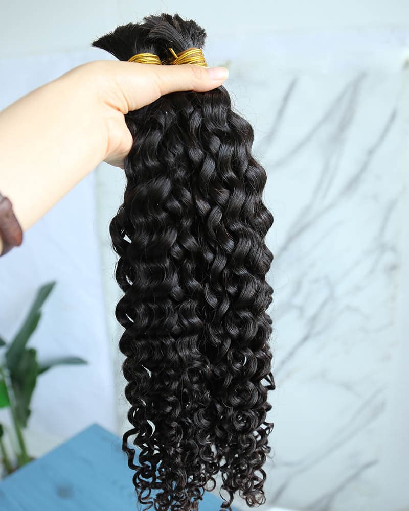 Spanish Curl Bulk Hair Extensions for Braiding – Ywigs