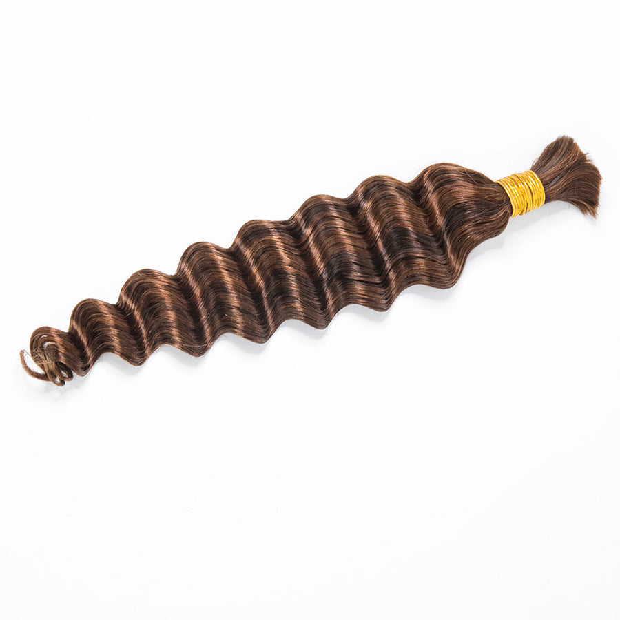 #4/#30 Mix Color Blend Loose Deep Wave Bulk Human Braiding Hair – Ywigs