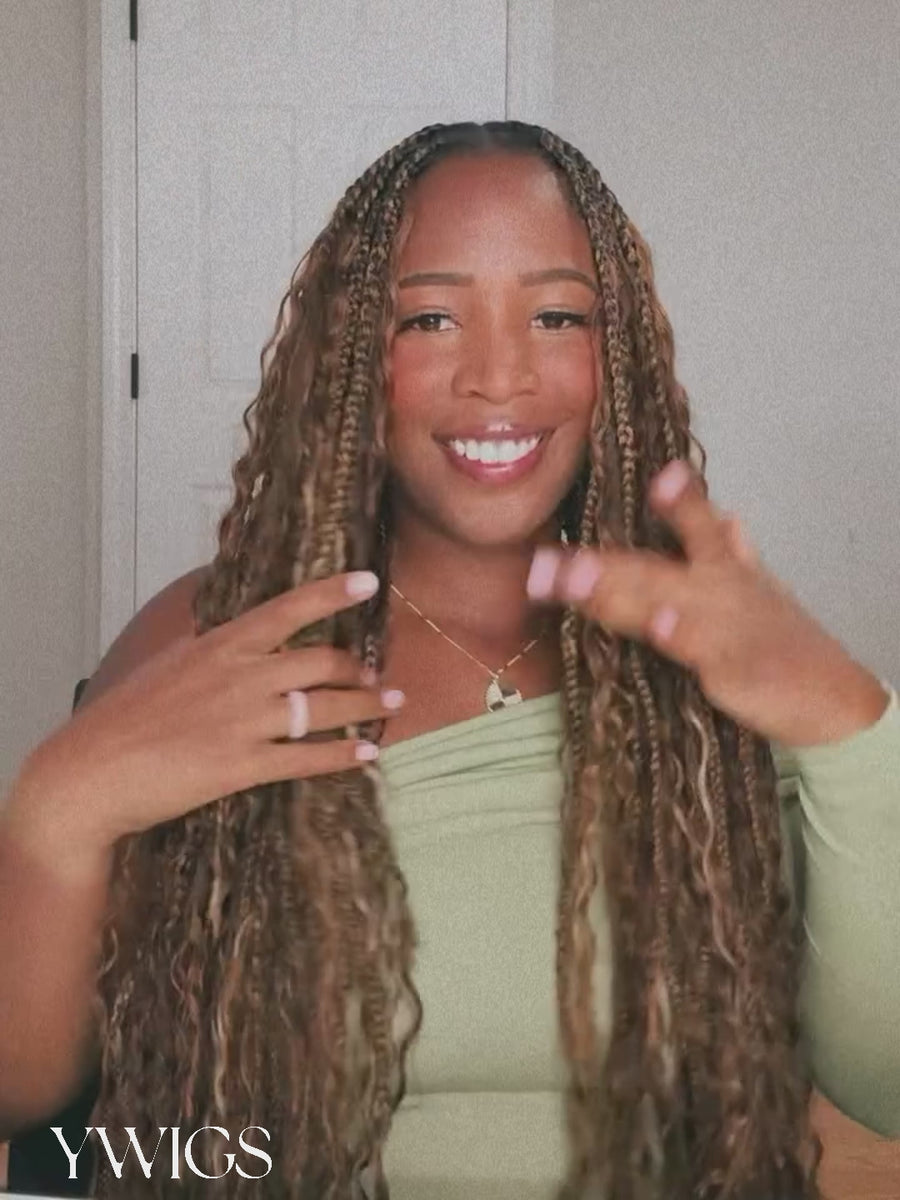 Multi-Color Bulk Human Braiding Hair Set Deep Wave – Ywigs