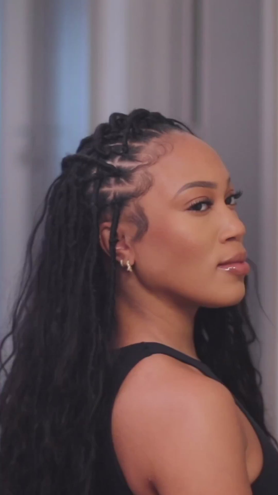 Pre-looped Crochet Boho Locs with Body Wave Virgin Human Hair Curls – Ywigs