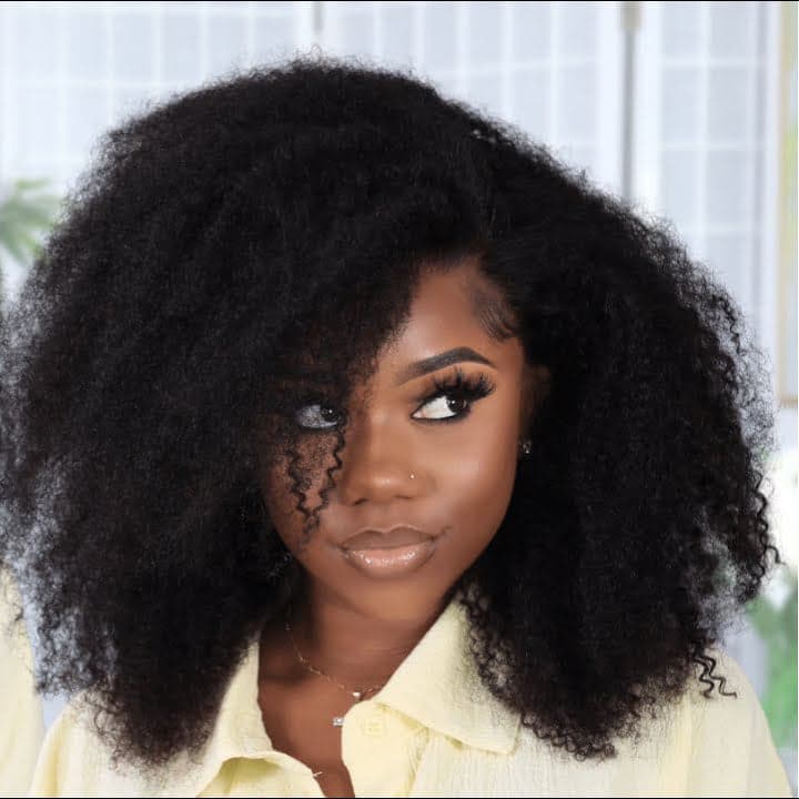 Afro Curly Wig for Natural Texture – Ywigs