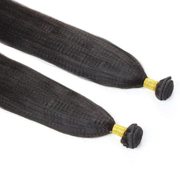 Light Yaki Human Hair Bundles | Naturally Textured Hair – Ywigs